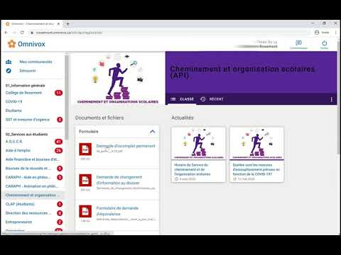 Découvrir le portail Omnivox - YouTube