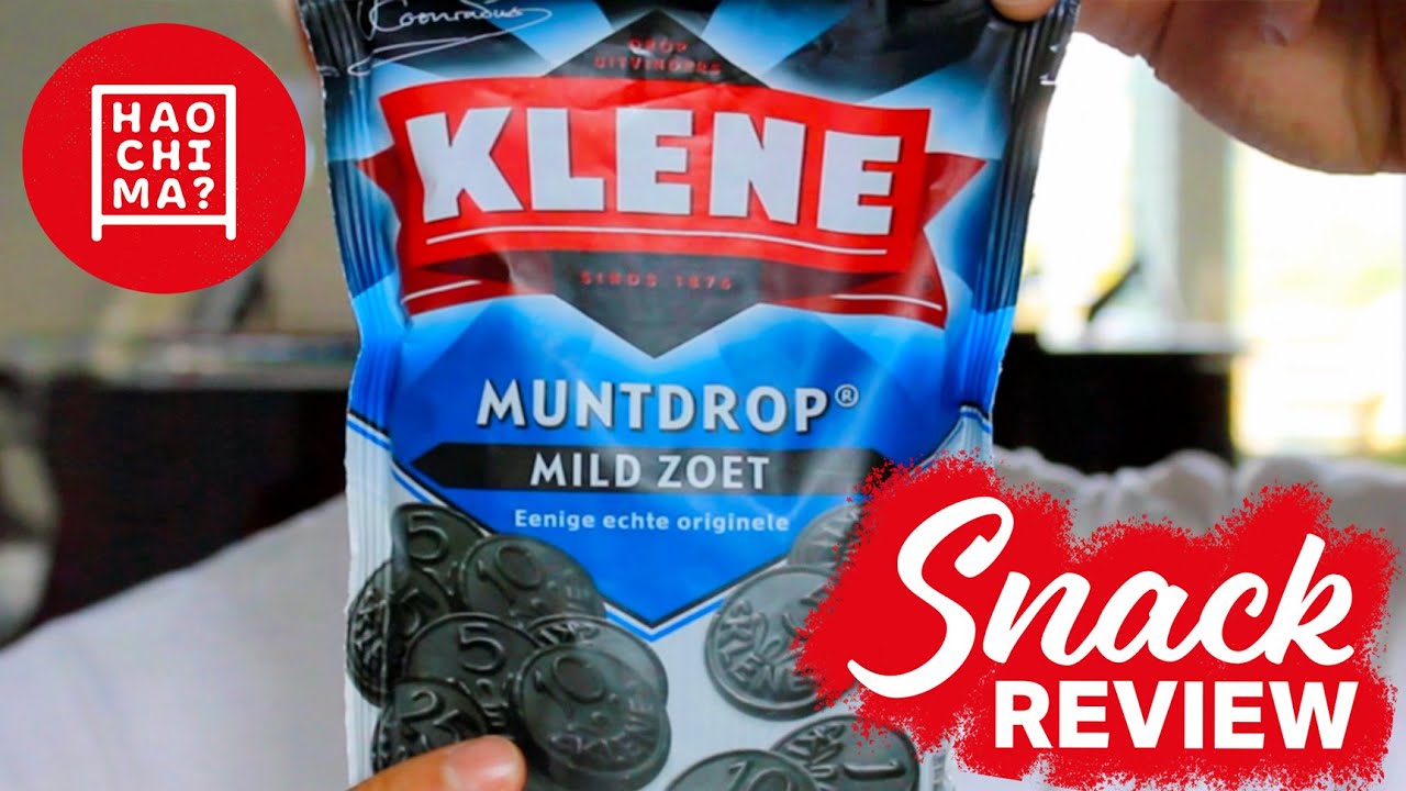 HCM Snack Review: Klene Muntdrop Dutch Licorice Coins - YouTube