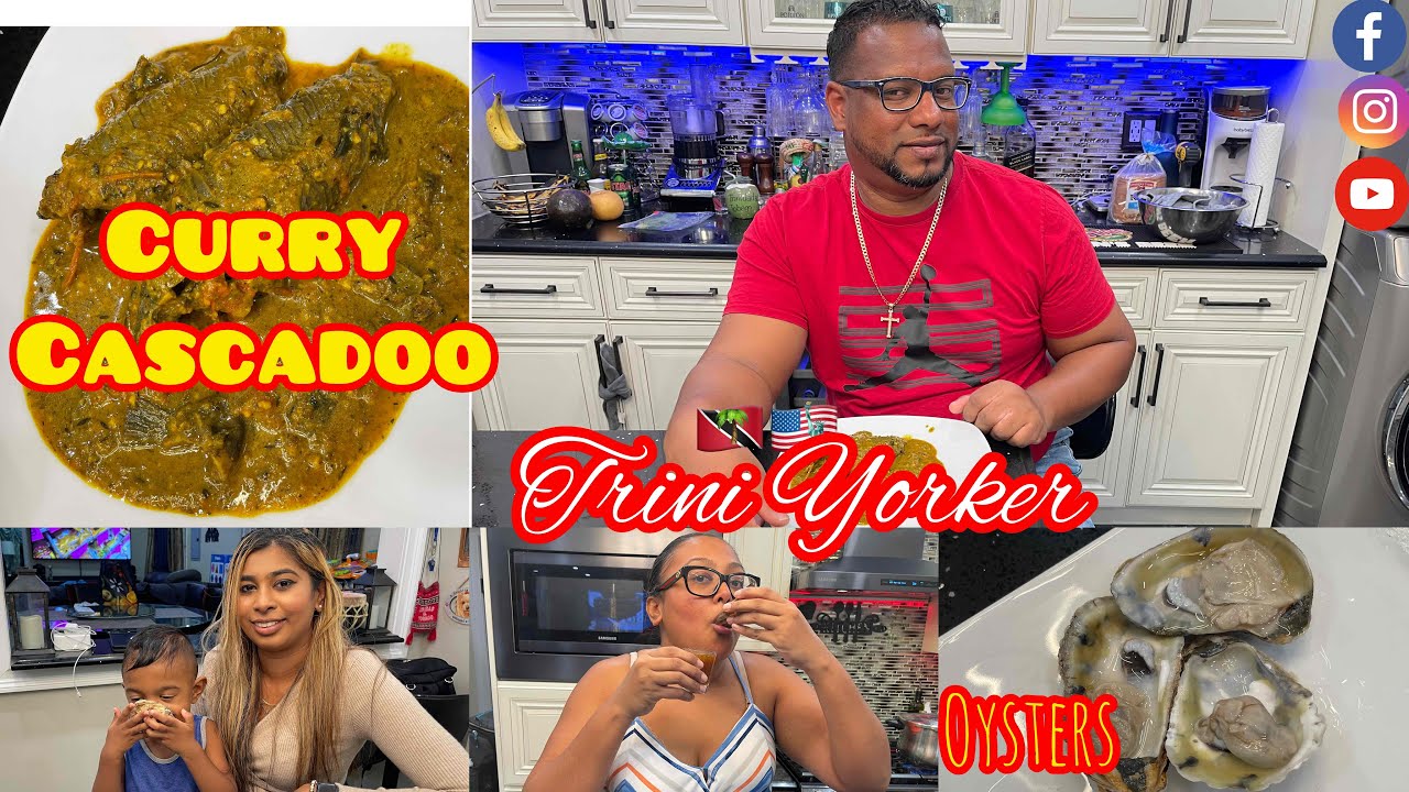 CURRY CASCADOO, CURRY CONCH & BUSS-UP-SHOT FRIDAY NIGHT DINNER - YouTube