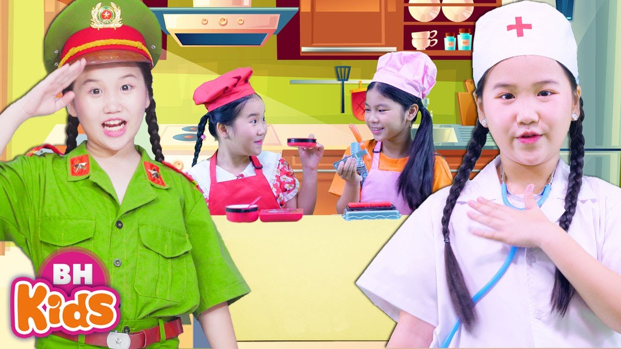Em Muốn Làm Cảnh Sát, Em Muốn Làm Bác Sĩ - Bài Hát Thiếu Nhi Vui Nhộn Hay Nhất - YouTube