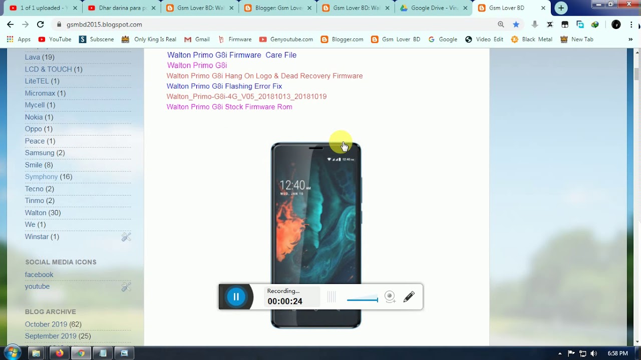 Walton Primo G8i Flash File 8.1 Customer Care Firmware 4G Spd 9832 By ...
