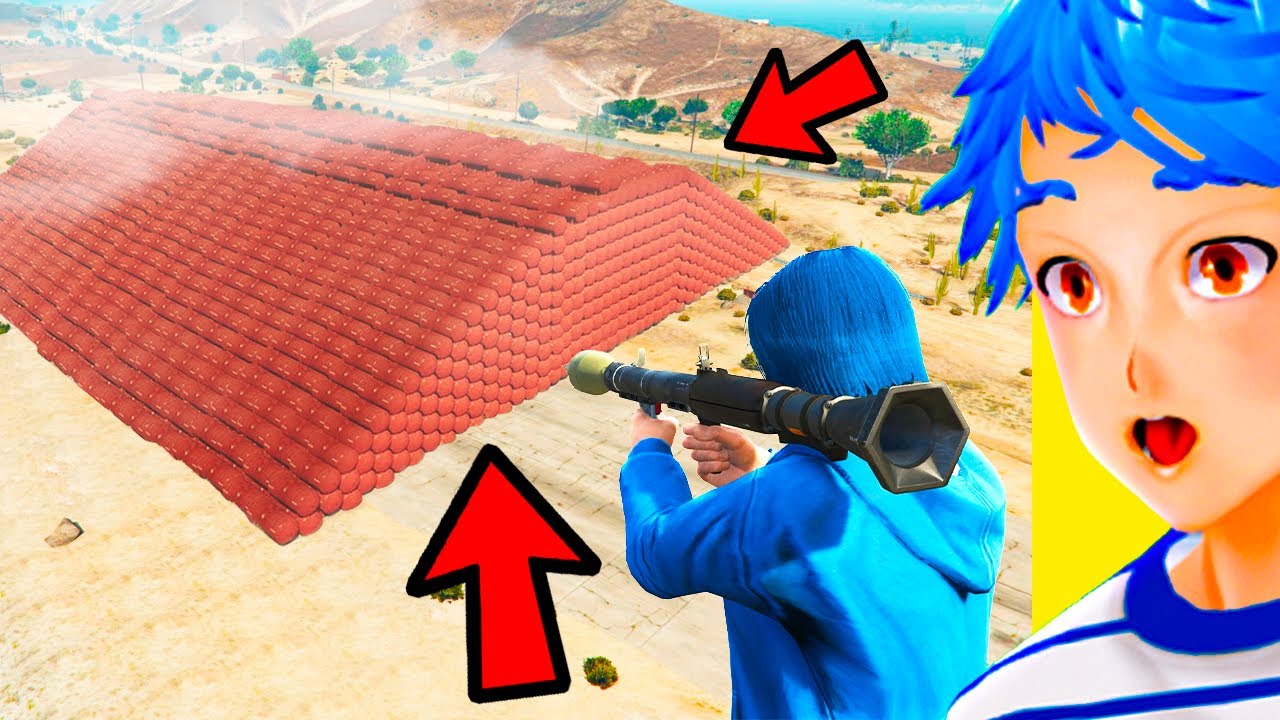 The BIGGEST EXPLOSION EVER In GTA 5 RP! (World Record Challenge) - YouTube