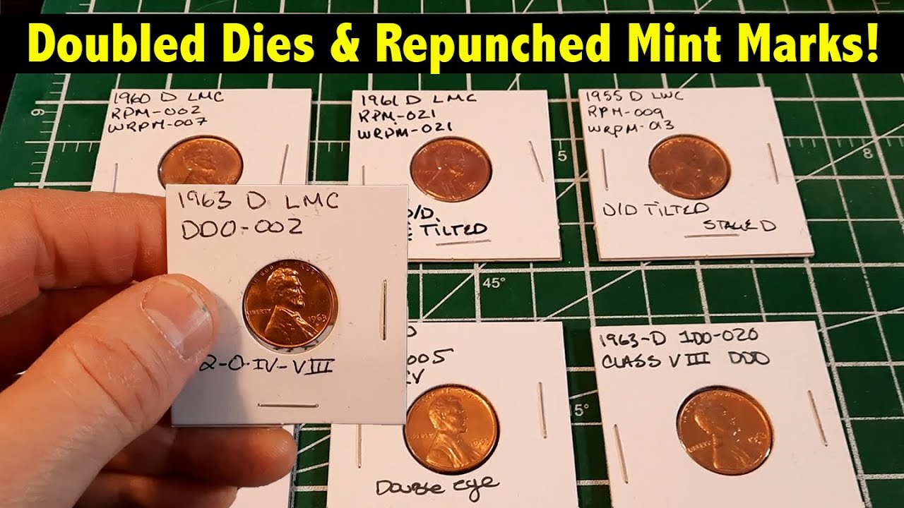 Exploring Some Brilliant Uncirculated Doubled Dies and Repunched Mint ...