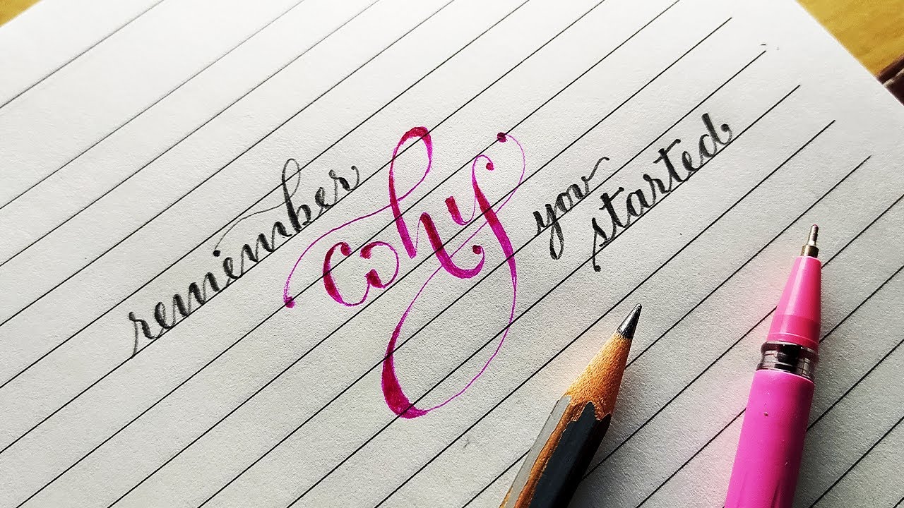 Calligraphy and Cursive Handwriting #mix #handwriting - YouTube