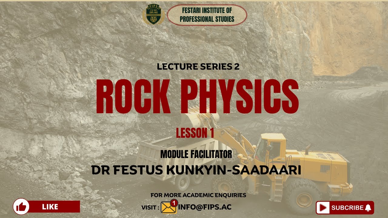 ROCK PHYSICS - LECTURE SERIES 2 | LESSON 1 - YouTube