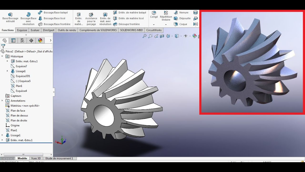 Solidworks Tutorial : Beginners Exercice #3 - YouTube