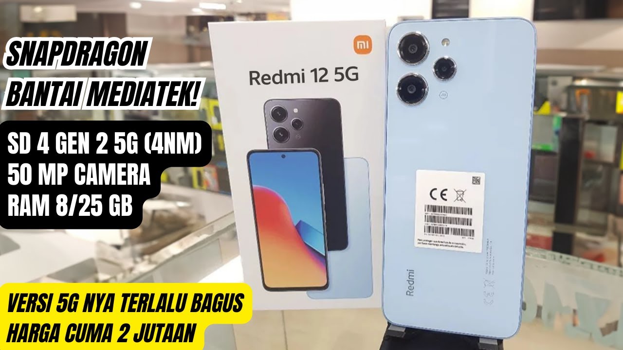 HP XIAOMI NAIK KELAS! REDMI 12 5G INDONESIA RESMI DIRILIS - INILAH ...