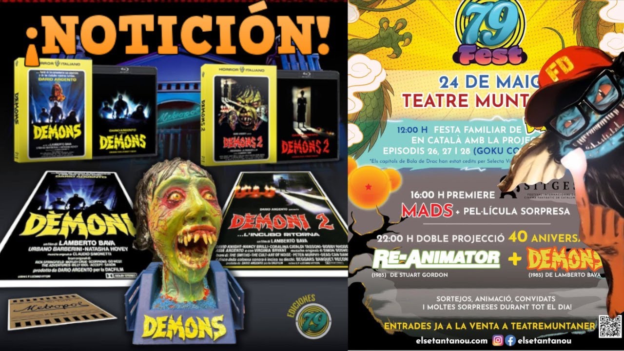 DEMONS y DEMONS 2 EDITADAS por EL SETANTA NOU | + SORTEO BUSTO y 79 ...