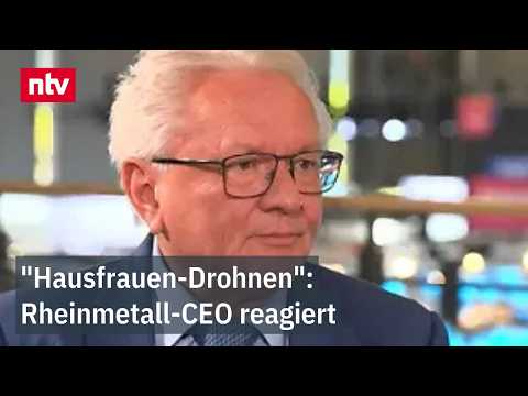 Papperger greift seine Aussage zu ukrainische Drohnen auf, die Empörung verursachte | ntv