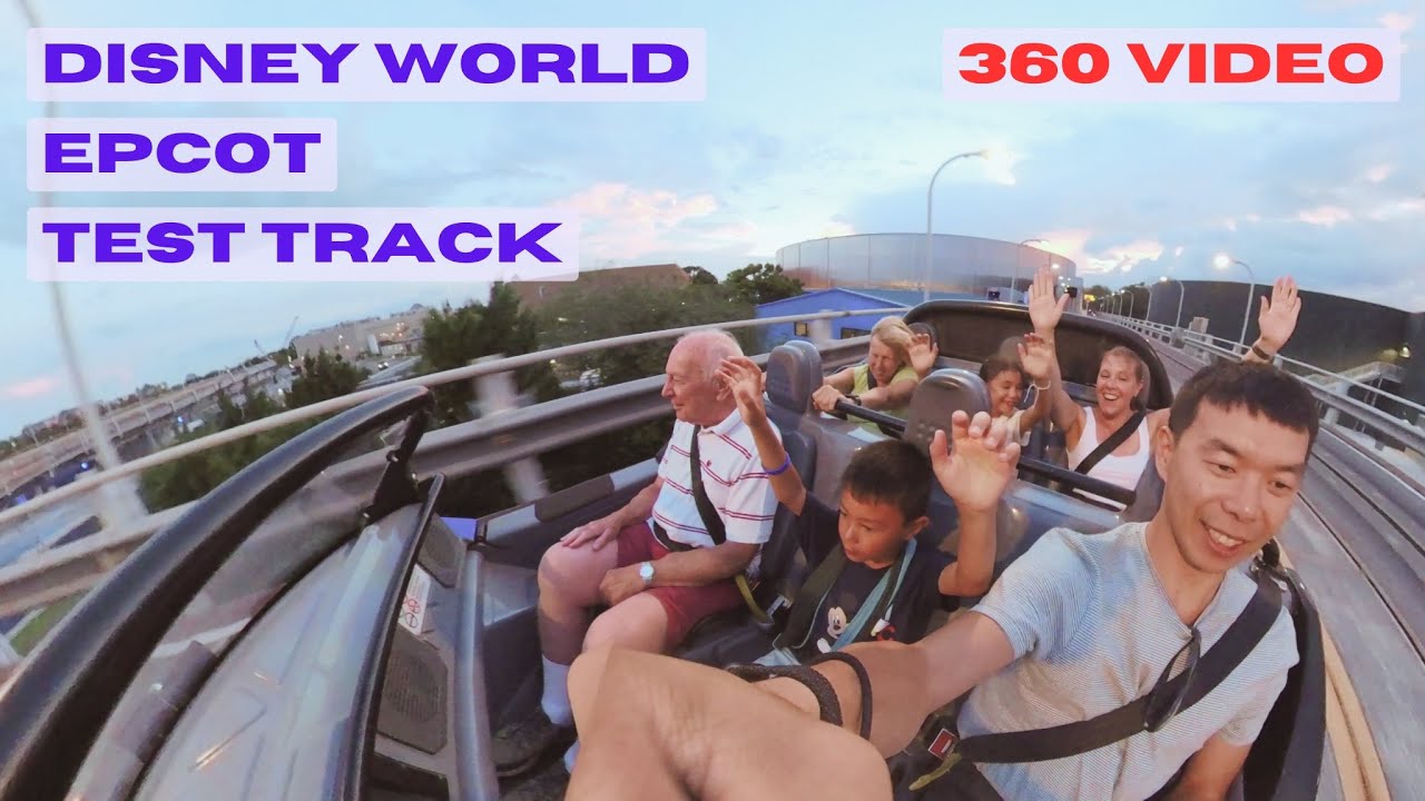 TEST TRACK - Disney World - Epcot - 360 Video - Insta360 One RS - YouTube