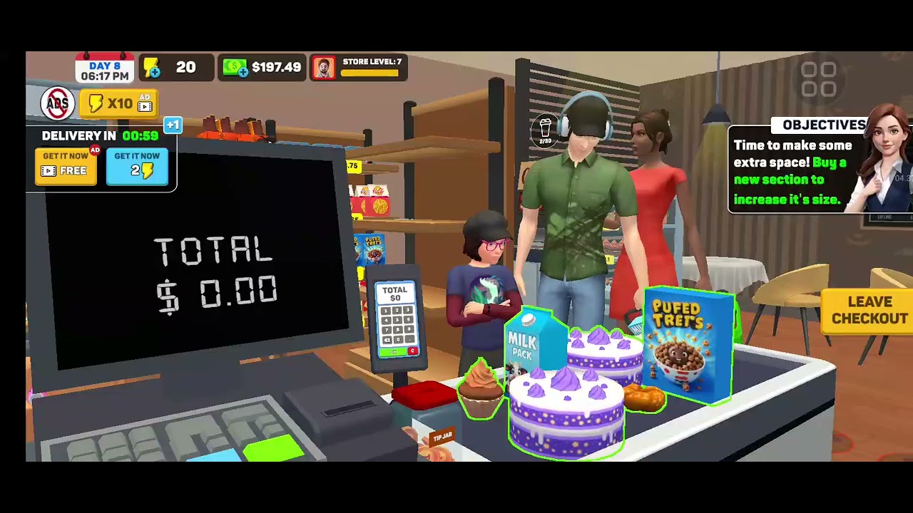 Bakery Supermart Simulator Day 8 - YouTube