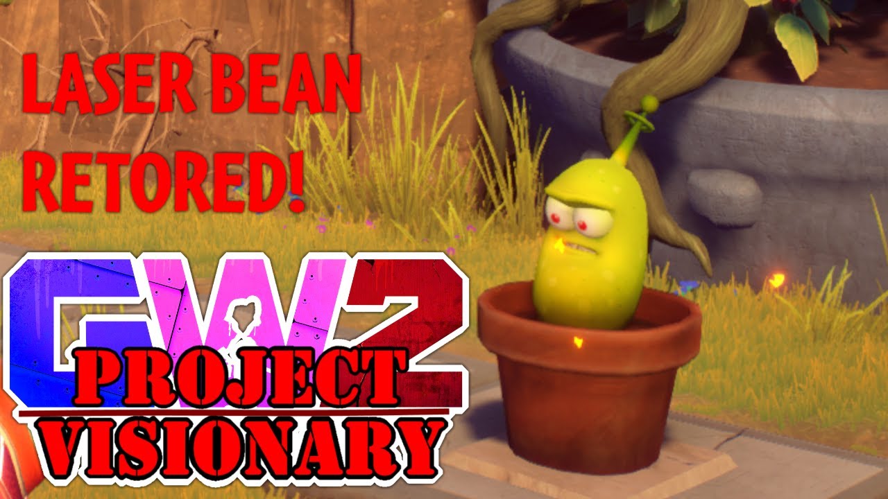 LASER BEAN RESTORED - PVZGW2 Mods - YouTube