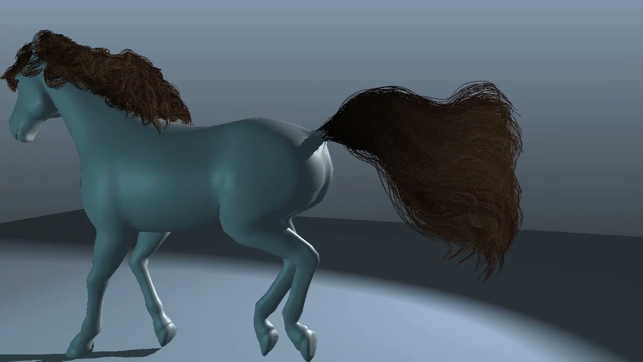 Maya Hair Simulation - YouTube