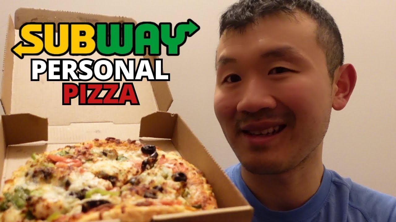 I Got A Personal Pizza From Subway - YouTube