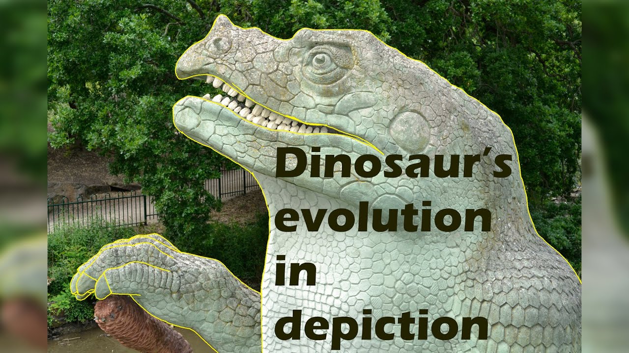 The Evolution of Dinosaur Reconstruction // Depictions of Dinosaur's ...