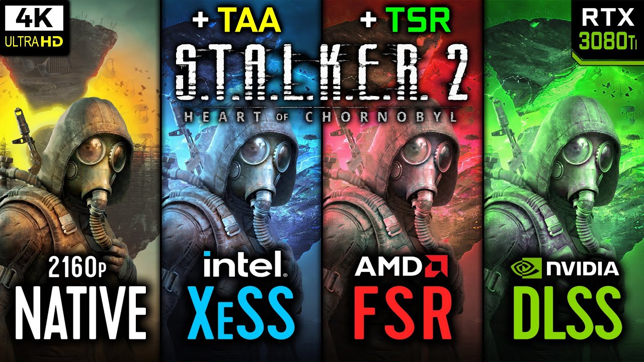 S.T.A.L.K.E.R. 2: Heart of Chornobyl - Native vs TAA vs TSR vs XeSS vs ...