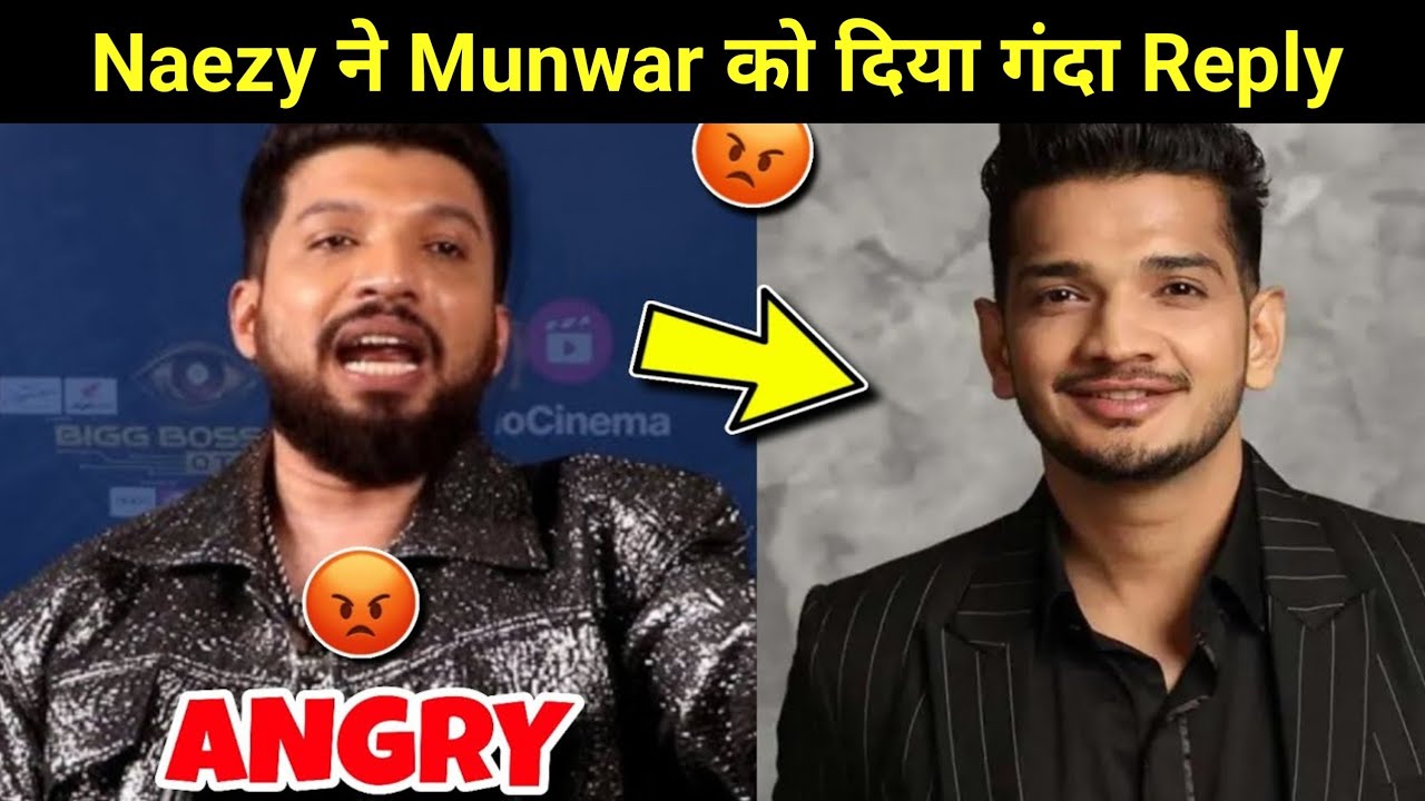 Naezy Vs Munawar Faruqui Fight 😡| Naezy Interview Bad Reply Munawar ...