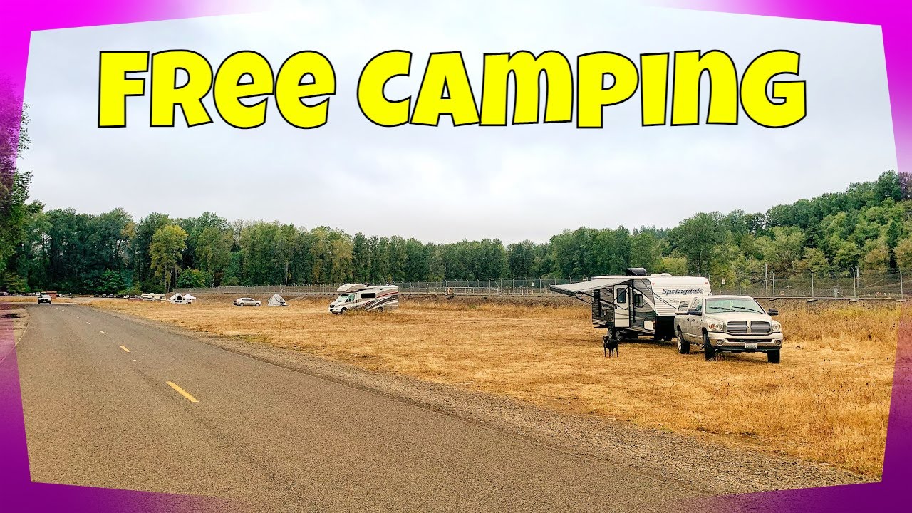 Free Camping at Cowlitz Fish Hatchery in WA - YouTube