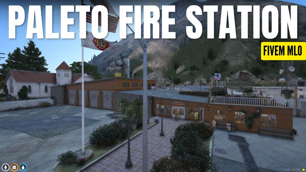 Paleto bay fire station fivem Interior & map for FIVEM MLO | GTA V - ViDoe