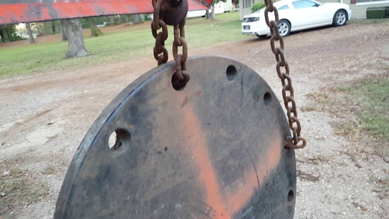 Improvised Gong Target for Future Videos - YouTube