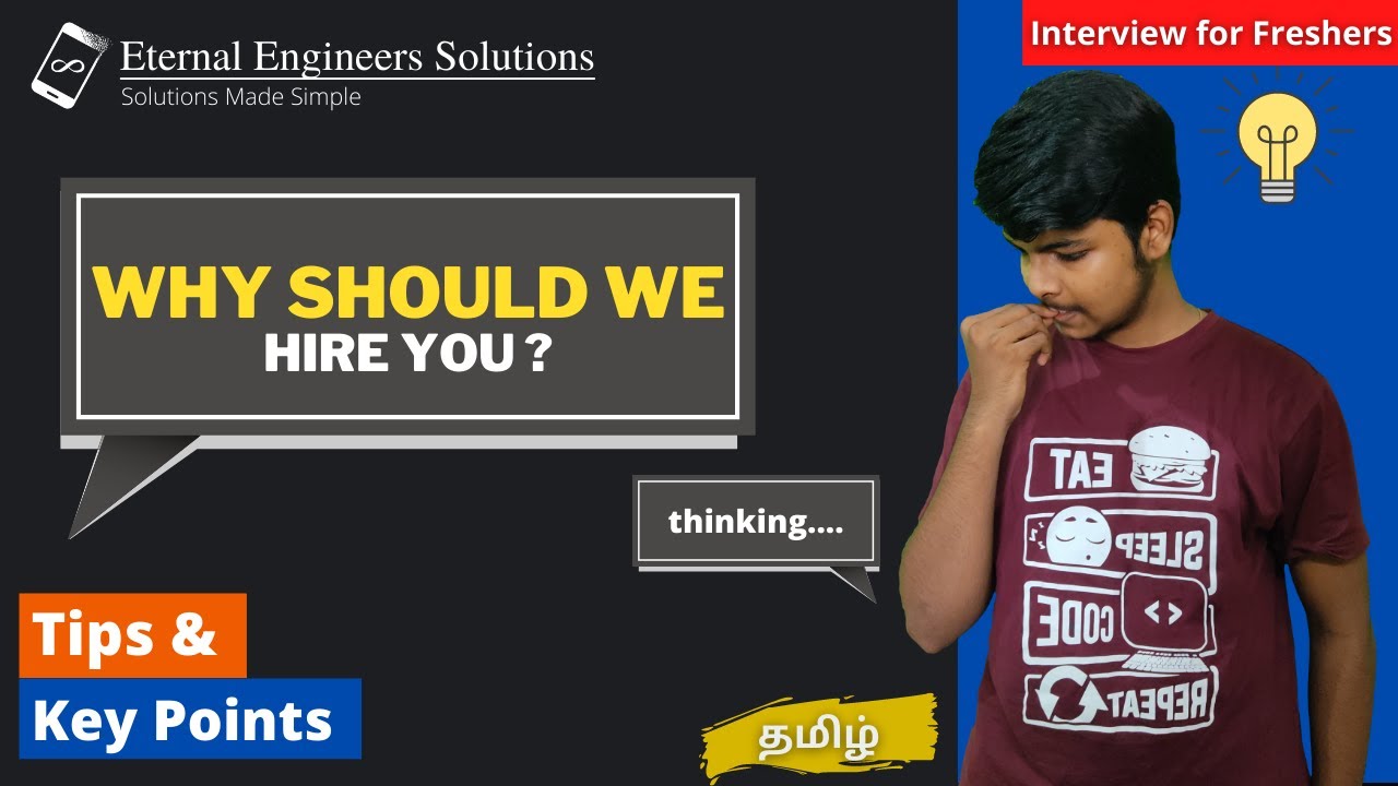 Why should we hire you best answer in tamil | Interview Questions and ...