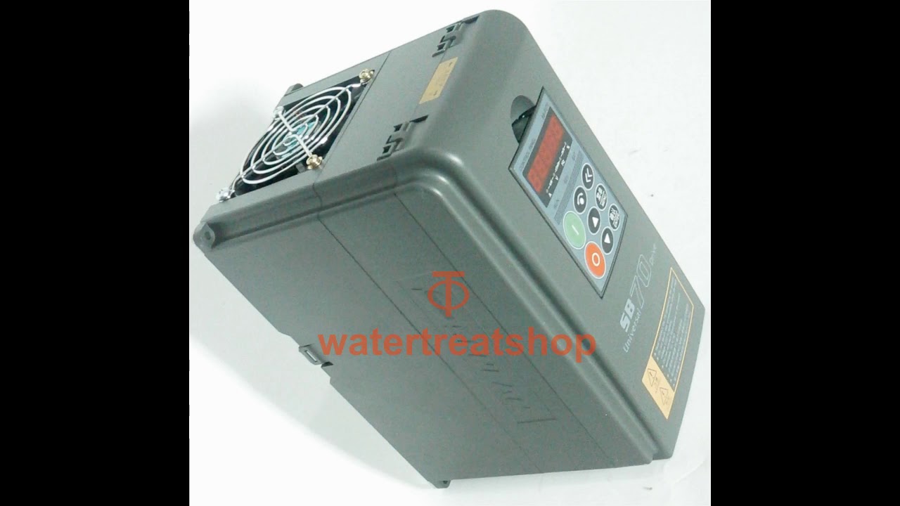 INVERTER VSD SLANVERT SB70 1 5KW 3PHASE - YouTube