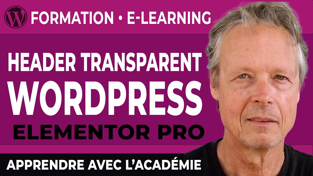 UN HEADER TRANSPARENT DANS WORDPRESS - YouTube