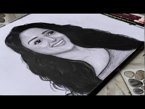 Tamanna Bhatia pencil drawing//how to draw Tamanna/drawing tutorial ...