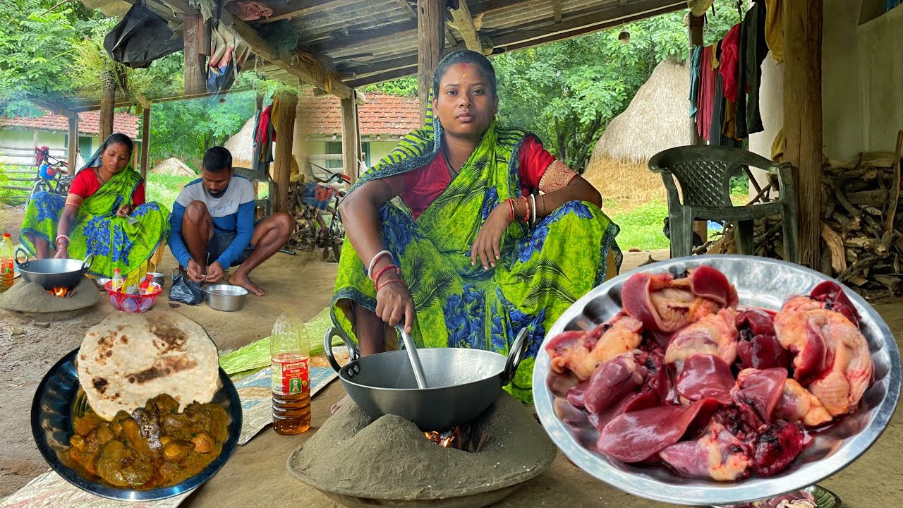 Kalija Karata Recipe Odia || Kalija Karata With Roti @villagetribelife ...