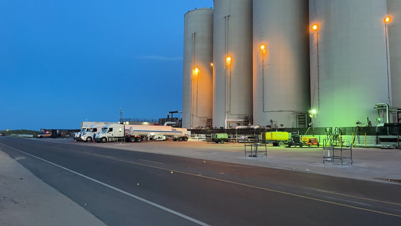 Tank Farm SpaceX Starbase Launch Site, Boca Chica, TX. Saturday July 2 ...