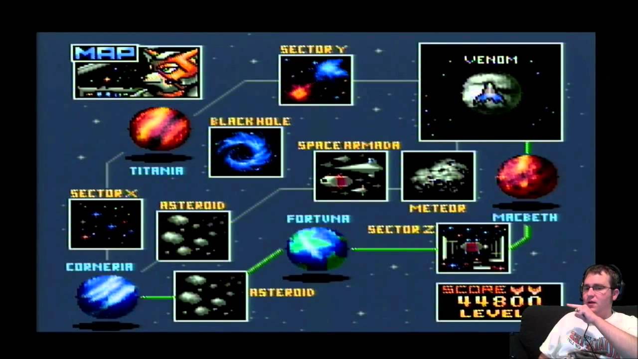 Star Fox (SNES) [Part 9 of 11] The Volcanic Planet of Macbeth... - YouTube