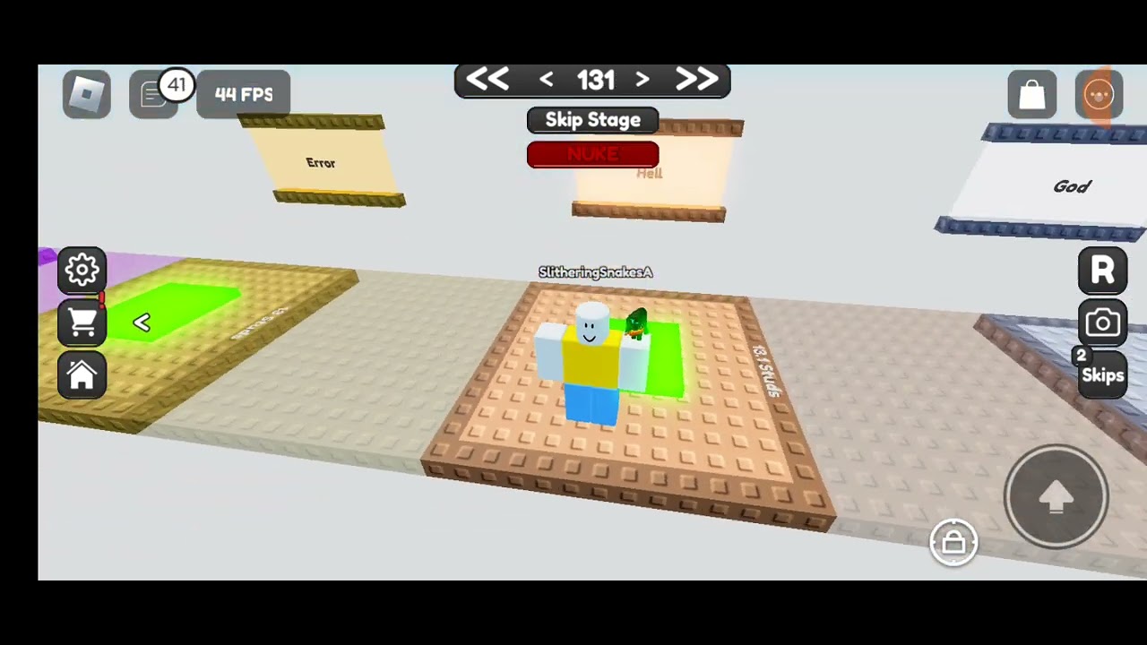 13 stud long jump - YouTube