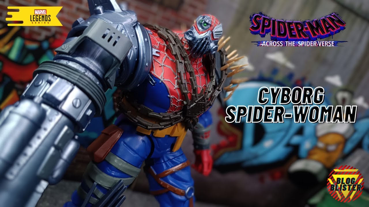 Marvel Legends Cyborg Spider Woman Deluxe Across The SpiderVerse ...