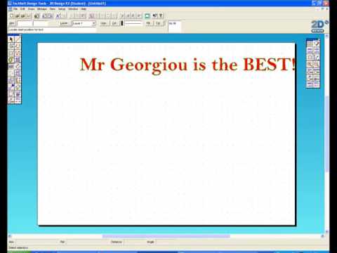 2D Design Tutorial 6: Using the "Text" tool - YouTube