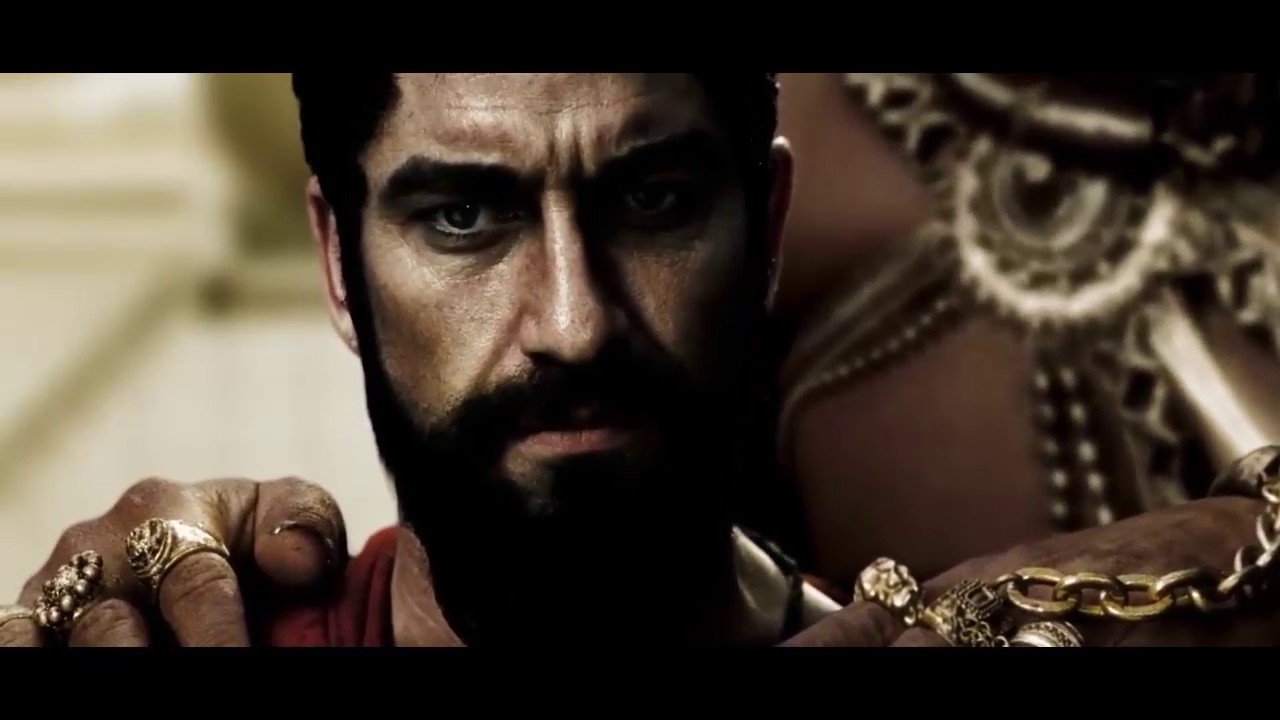 300 Leonidas Conversa con Xerxes Completo en Español Latino HQ - YouTube