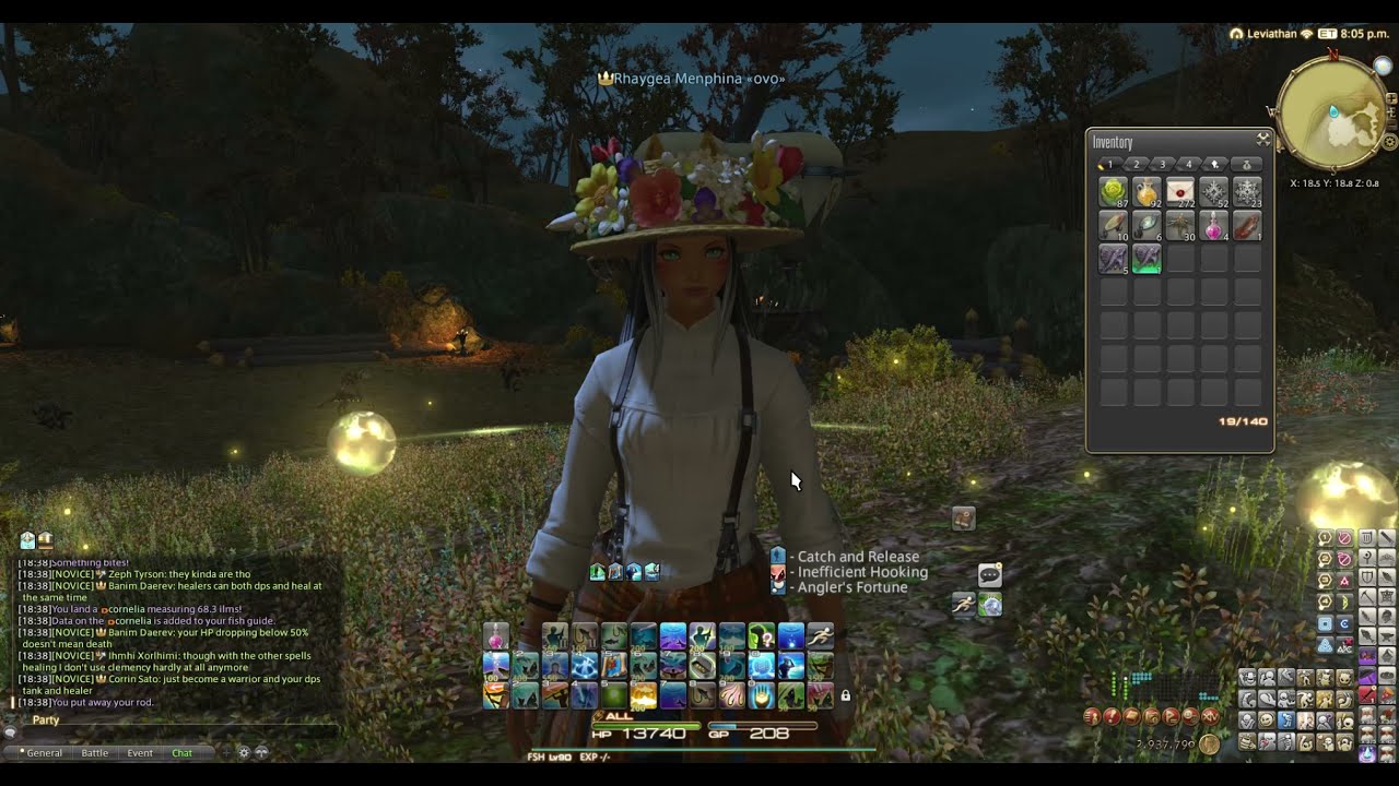 FINAL FANTASY XIV Fishing - Cornelia Catch - YouTube