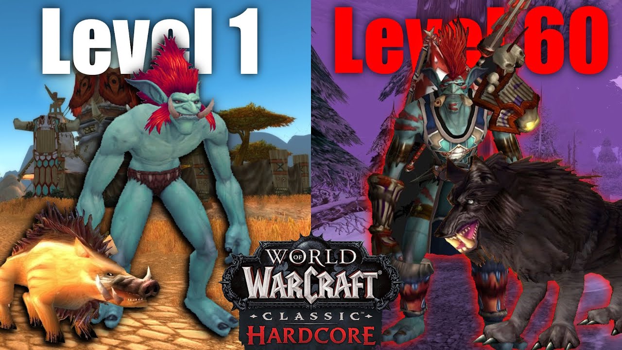 How to Hunter in WoW Hardcore! Level 1 to 60! - YouTube