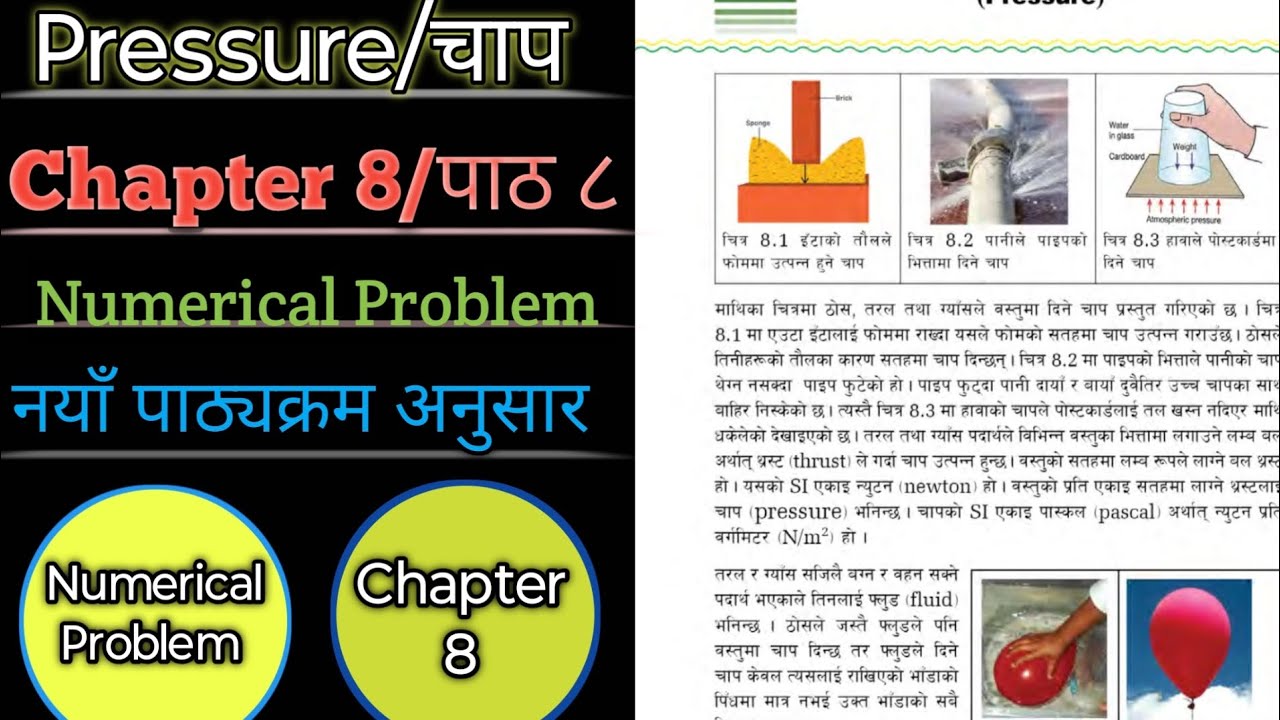 Class 10 Science Chapter 8(Pressure)Numerical Problem Solution| Science ...
