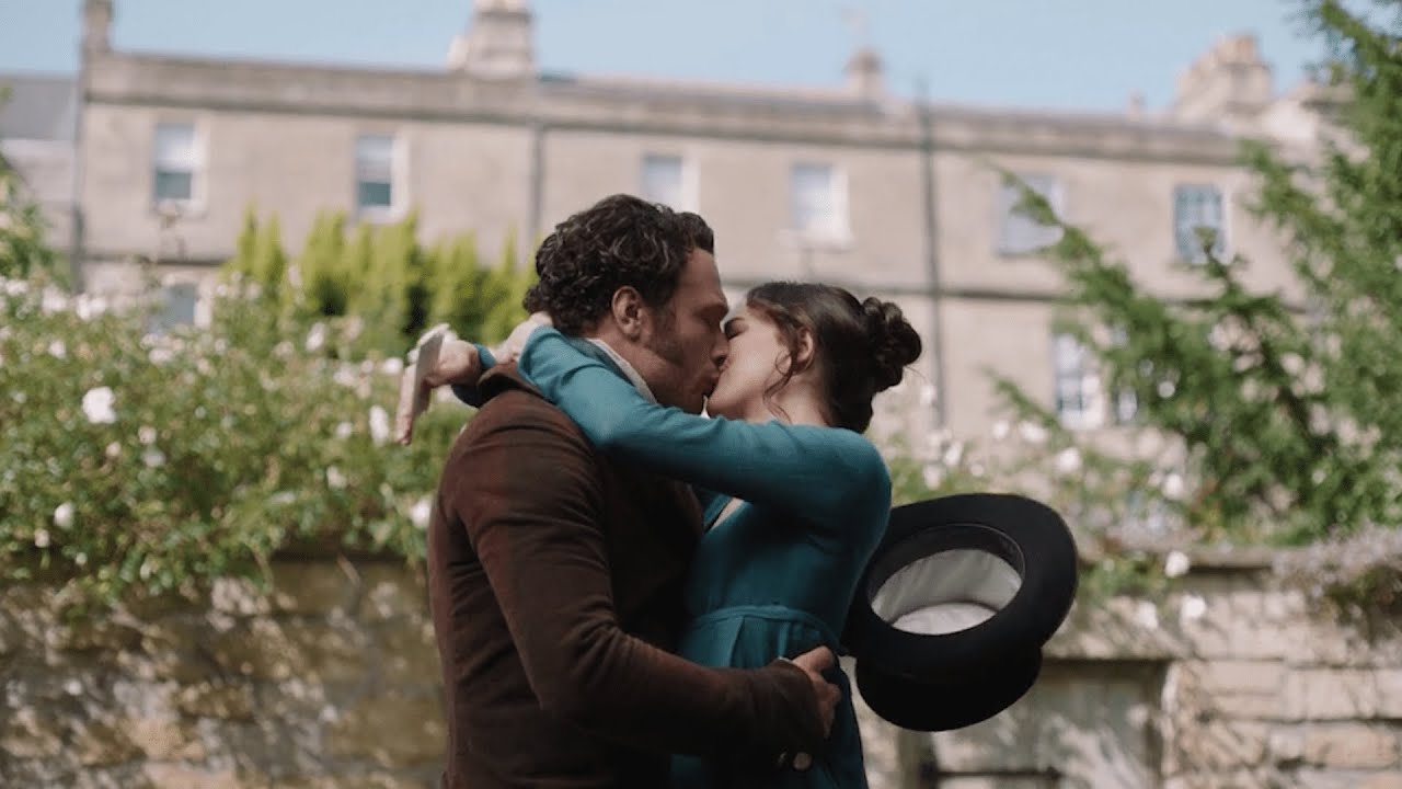 Persuasion / Kiss Scene — Anne Elliot and Frederick (Dakota Johnson and ...