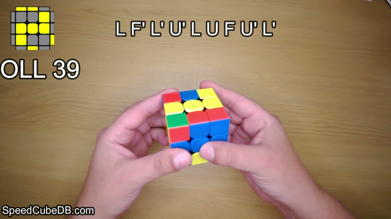 OLL Algorithms - OLL 39 - YouTube