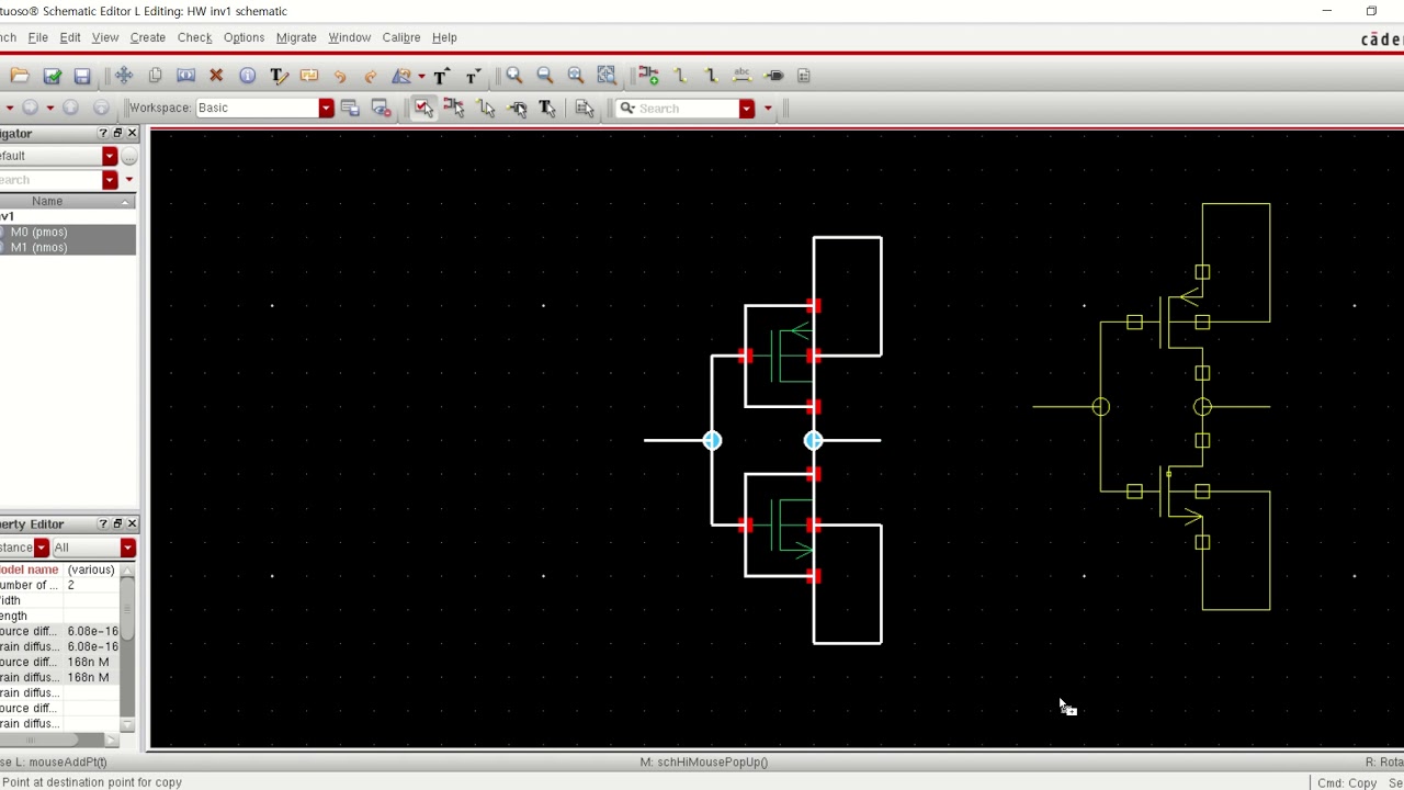 L5B FINFET CMOS Inverter circuit simulation, FINFET CMOS 인버터 회로 시뮬레이션 ...
