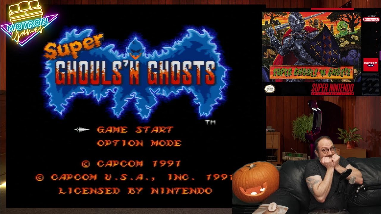 Super Ghouls n' Ghosts SNES Halloween Livestream - YouTube