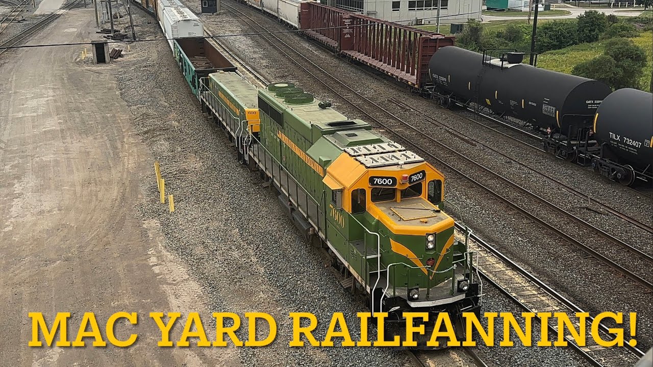 (CN 7311, CN 7600, Old Power, And More) Railfanning At CN’s Macmillan ...