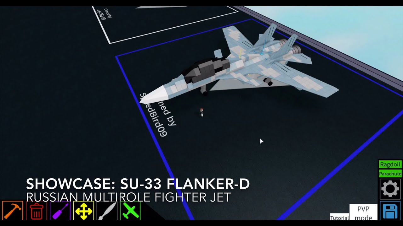 Roblox showcase: Sukhoi Su-33 Flanker-D - YouTube