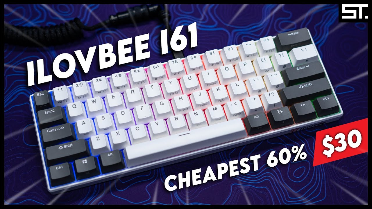 CHEAPEST 60% KEYBOARD - iLovBee i61 Gaming Keyboard (Review + Sound ...