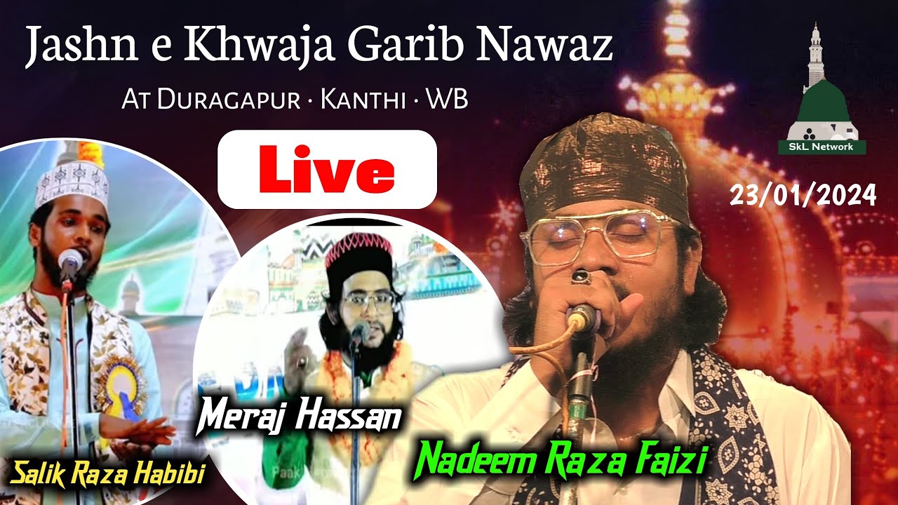 Nadeem Raza Faizi,Salik Raza Habibi at Jashne Khawaza Garib Nawaz ...