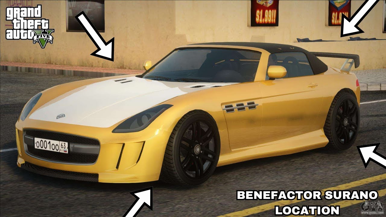 GTA 5 - Benefactor Surano Location (PS3, PS4, Xbox360, XboxOne and PC ...