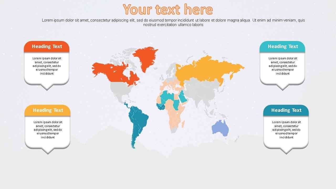 Map template for PowerPoint - YouTube