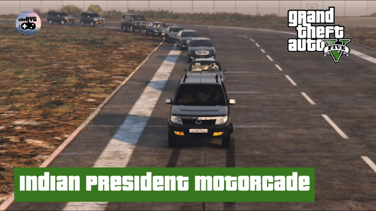 Indian President Motorcade | GTA5 | theHYG - YouTube