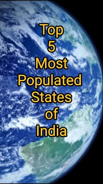 Top 5 most populated states of India 🇮🇳 #top #states #populatedstate # ...